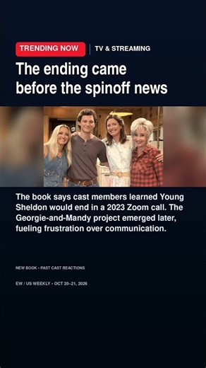 Young Sheldon Cast Felt Blindsided by the Spinoff Plans 👀