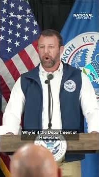 DHS Secretary Mullin: “Why Is Protecting Our Homeland Controversial?”