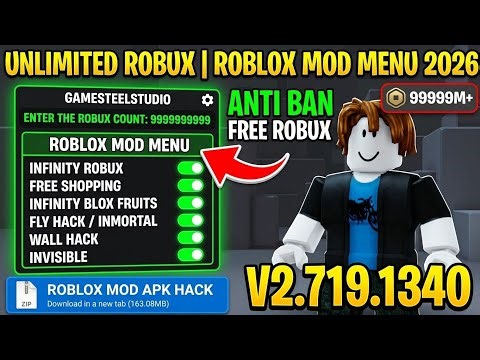 Roblox Mod Menu 2026 ✅ Fly Hack, God Mode & More (Anti Ban)