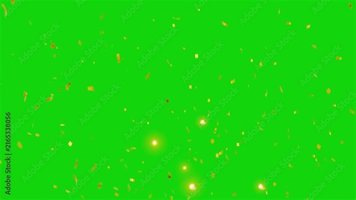 3D confetti Celebration Party Burst Effect. Confetti Particles failing with luma Matte Channel. 4k stock video.