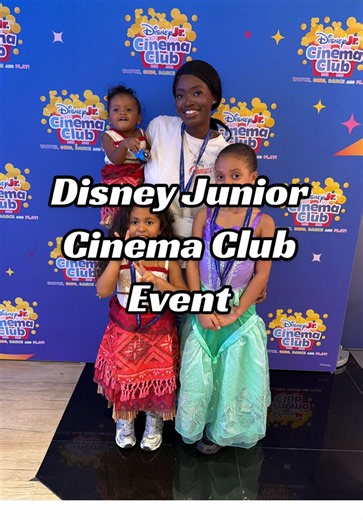 We were invited to Disney HQ in London to celebrate the launch of Disney Junior Cinema Club, coming to UK cinemas from 24th October! ✨🎬💙 Thank you for having us @Disney UK @Disney @Disney Studios @mcpr_agency 🥰 We had the BEST time making magical memories together. 🏰💕✨ The girls costumes are from @Disney Store UK #prevent