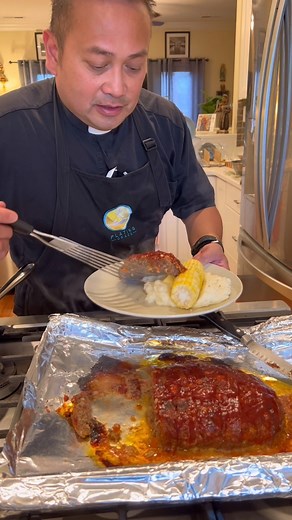 Cooking for one: ground beef and sausage meatloaf. Hope you enjoyed this weeks series! More “cooking for one” coming soon. What should I cook with next? 👀 #cookingvideo #cookingathome #chef #meatloaf #comfortfood | Plating Grace with Fr. Leo