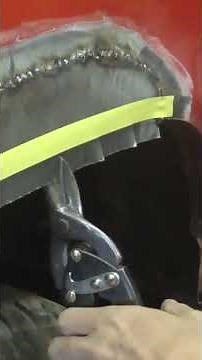 How Body Shops Form a Fender Lip w/ Simple Tools #shorts #autobodypaint #autobodyrepair