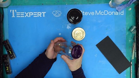 Turning empty jars into handmade resin decor