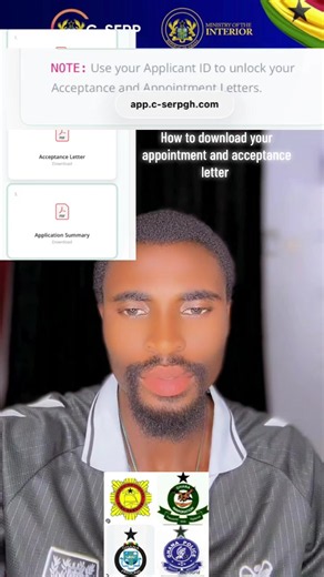 How to download your appointment letter and acceptance letter #fyp #trending #ghanatiktok🇬🇭 #treanding