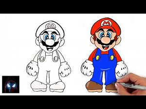 How to Draw Super Mario Step by Step
