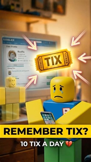 Do You Remember TIX?… Only Real Roblox OGs Do 🥲💔 #roblox #reels #shorts #tix #robloxtix