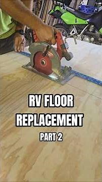 We replaced our RV slide-out floor PART 2