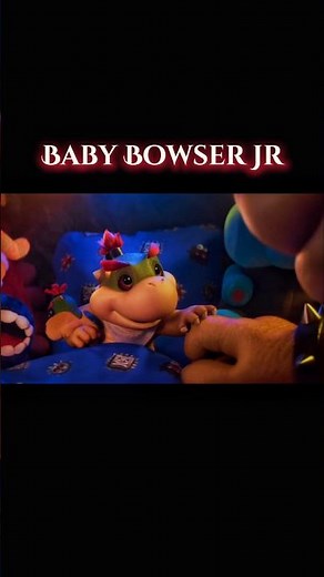 Baby Bowser Jr 😍 #bowserjr #bowser #supermariogalaxymovie
