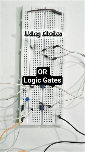 How to make OR Logic Gates Using Diodes #electronics #physics