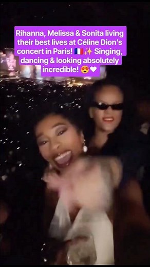 Rihanna’s Paris night out with Céline Dion! #Rihanna #CelineDion #Paris