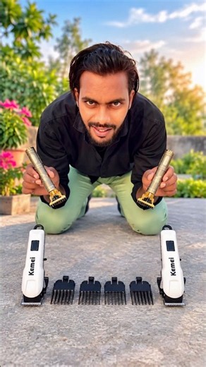 Electric Hair Clipper VS USB Rechargeable Trimmer Unboxing & Testing Fun🤩