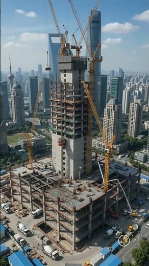 Shanghai Tower Construction Time-Lapse | Building China's Tallest Skyscraper