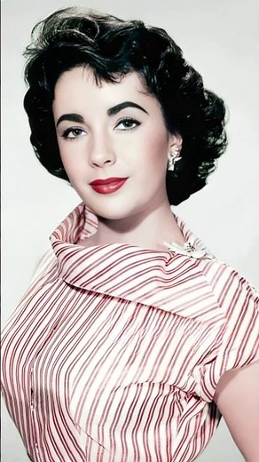 🎭 Did You Know? Elizabeth Taylor Had a Rare Genetic Mutation That Gave Her Double Eyelashes! 👁️✨