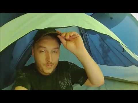 Erstaufbau 4-Personenzelt "Adventuridge" vom Discounter