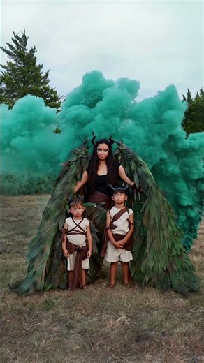 Turning my family into Dark Feys for Halloween
