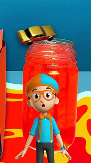 O chão é LAVA?🌋🚗 O carro do Blippi precisa de uma rampa maior!