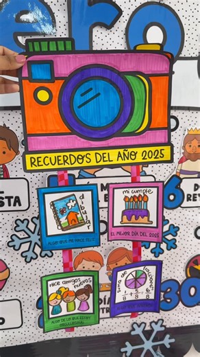 Actividad para iniciar el año 2026 🪩 descarga, imprime y utiliza el material en tu aula o con tus niños en casa ✨⭐️ Feliz año nuevo! Comenta info y te mando el link de la tienda a tu inbox 🫶🏼#materialdidactico | Minders - Psic. Maria Jose Duron