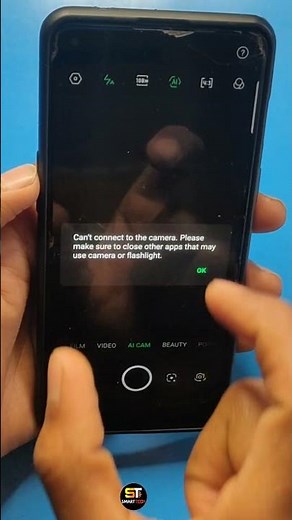 can't connect to camera please make sure to close other apps that may use camera or flashlight#short