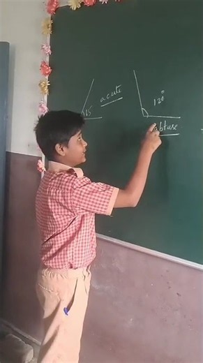 6th class students talking about the angles