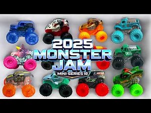2025 Monster Jam Mini Series 18 Complete Set + Code Guide | Match Codes to Trucks!