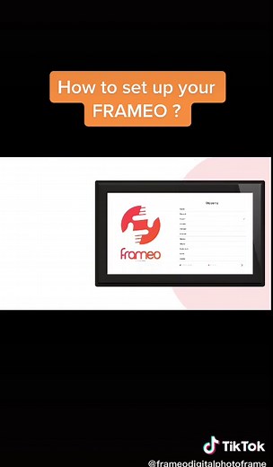 How to set up your FRAMEO WiFi photo frame ? #frameo #fyp #nft #digitalpictureframe #ssa