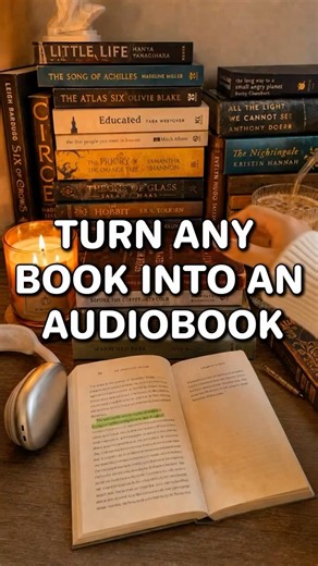 How to Turn Any Book Into an Audiobook for Free