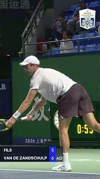 Arthur Fils vs Botic van de Zandschulp Highlights | Rolex Shanghai Masters 2026