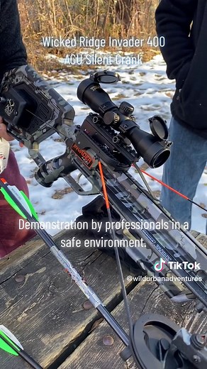 Cocking the Wicked Ridge Invader 400 Crossbow with ACU Silent Crank