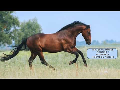 Majestic Horse Sounds | Powerful Hooves & Neighs