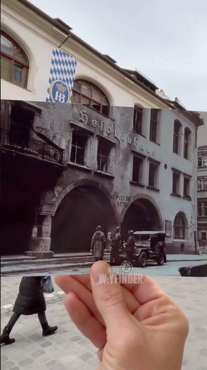 Hofbräuhaus Munich 1945 Then and Now. #thenandnow #munich #hofbrauhaus
