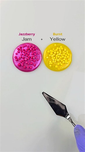 How to make Retro Red Slime Color 😍🎨 #colormixing #paintmixing #painting #satisfying