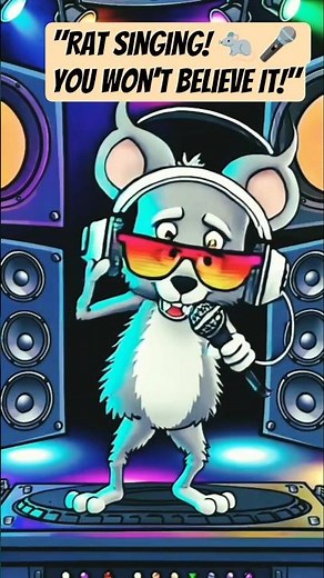 "#Rat Singing! #Funny Animal Video That Will Make You Laugh 🐀🎤"