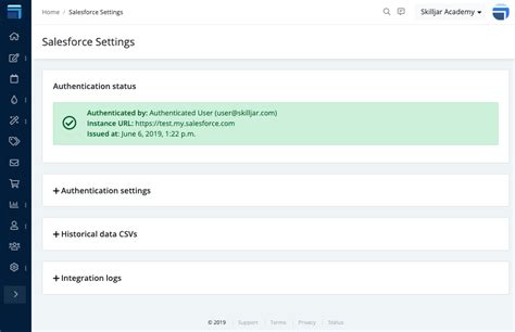 installing the salesforce integration sfdc app skilljar help center