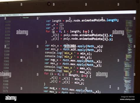 javascript code computer programming source code abstract screen of
