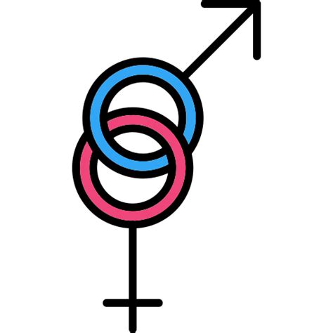 Sex Reassigment Generic Color Lineal Color Icon