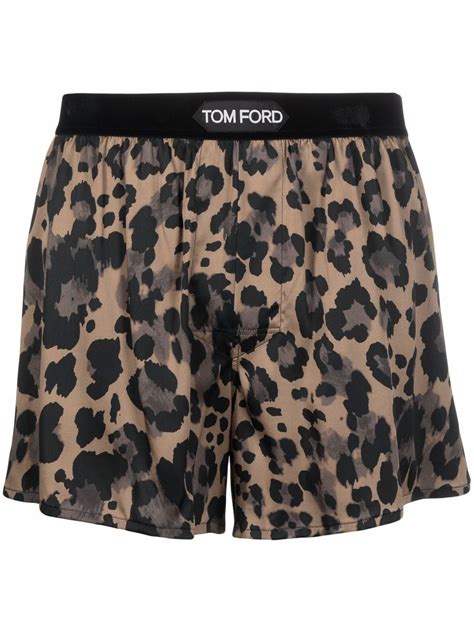 Tom Ford Leopard Print Boxer Shorts Farfetch