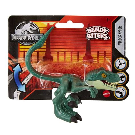 Jurassic Park World Velociraptor Mattel 10cm Supermegapop