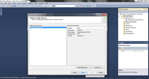 post create olap cube using sql server analysis