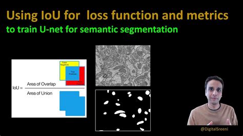using iou jaccard as loss function to train u net for