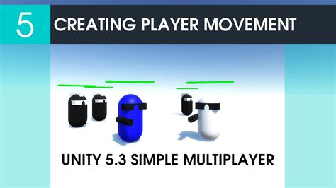 5 creating player movement unity 5 3 simple multiplayer game youtube