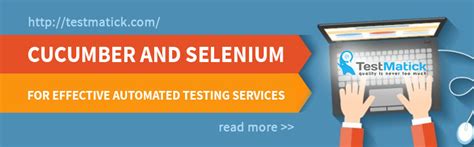 cucumber and selenium for effective automated testing services testmatick