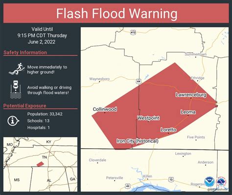 Nws Nashville On Twitter Flash Flood Warning Including Lawrenceburg