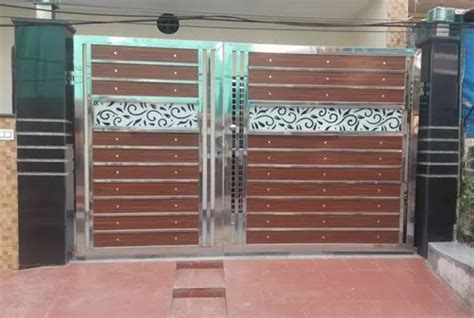 Modern Stainless Steel Main Gate Designs For Home For Home Office At