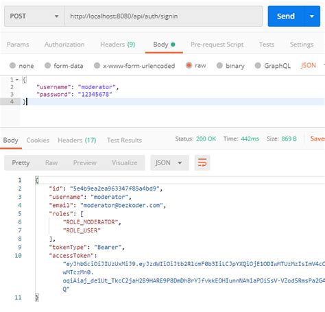 spring boot mongodb jwt authentication with spring security bezkoder