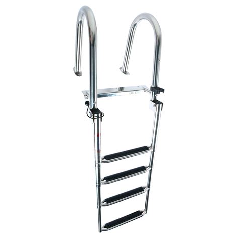 Buy Dasmarine 4 Step Stainless Steel Pontoon Boat Ladder Folding