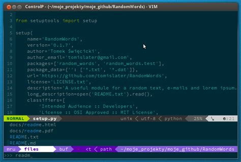 vim jako python ide