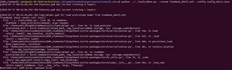 runtimeerror cuda error unknown error · issue 67 · foolwood siammask