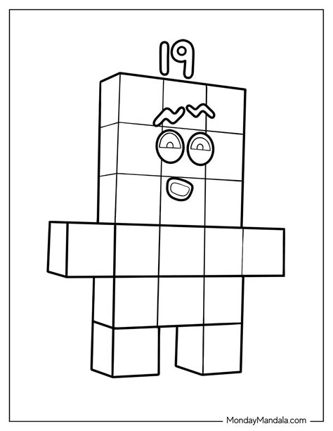 28 Numberblocks Coloring Pages Free Pdf Printables