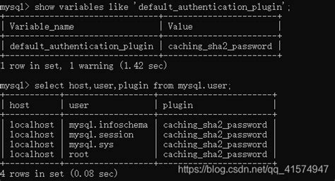 navicat连接数据库报错2059 authentication plugin 错误解决方法 csdn博客
